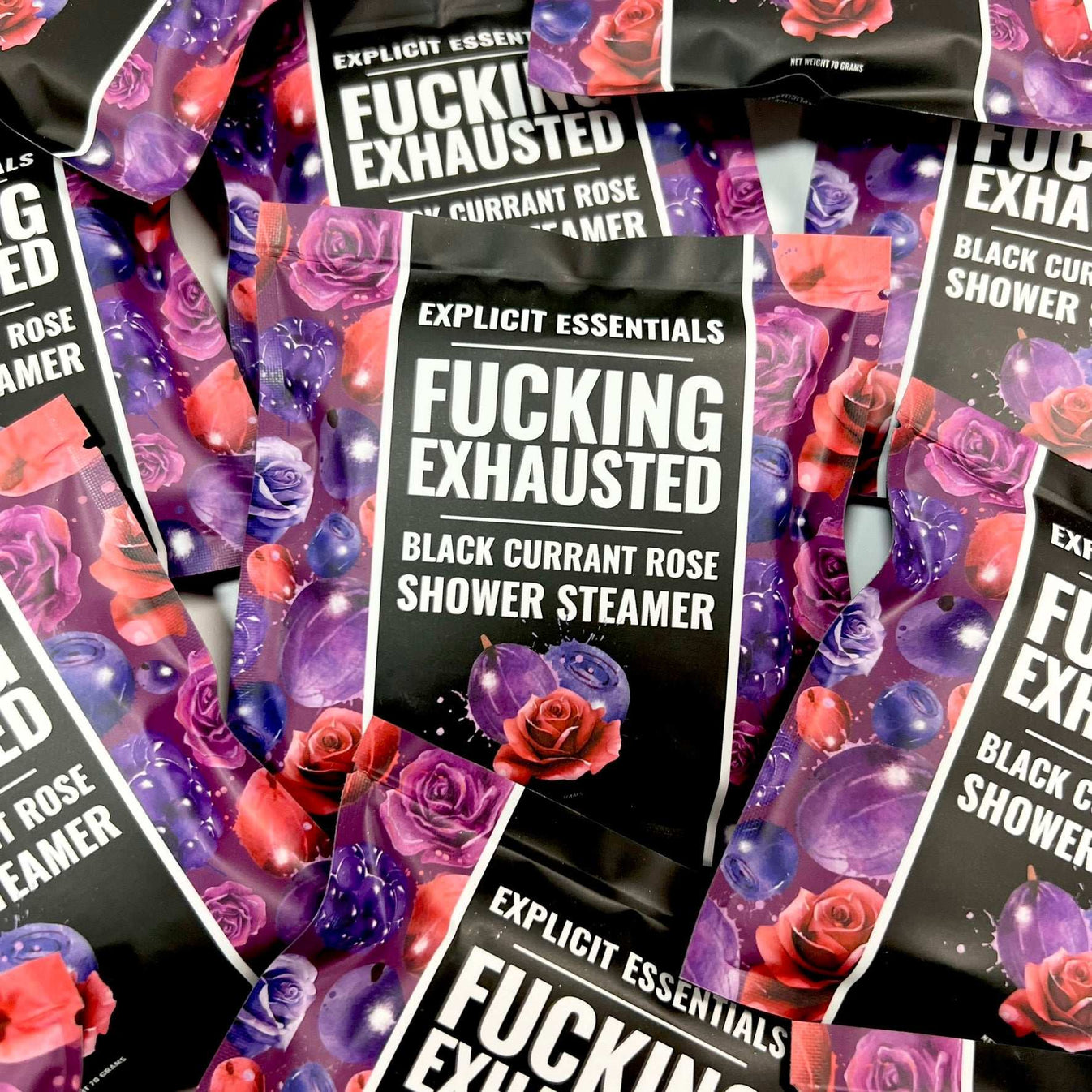 Fucking Exhausted Shower Puck – Explicit Essentials