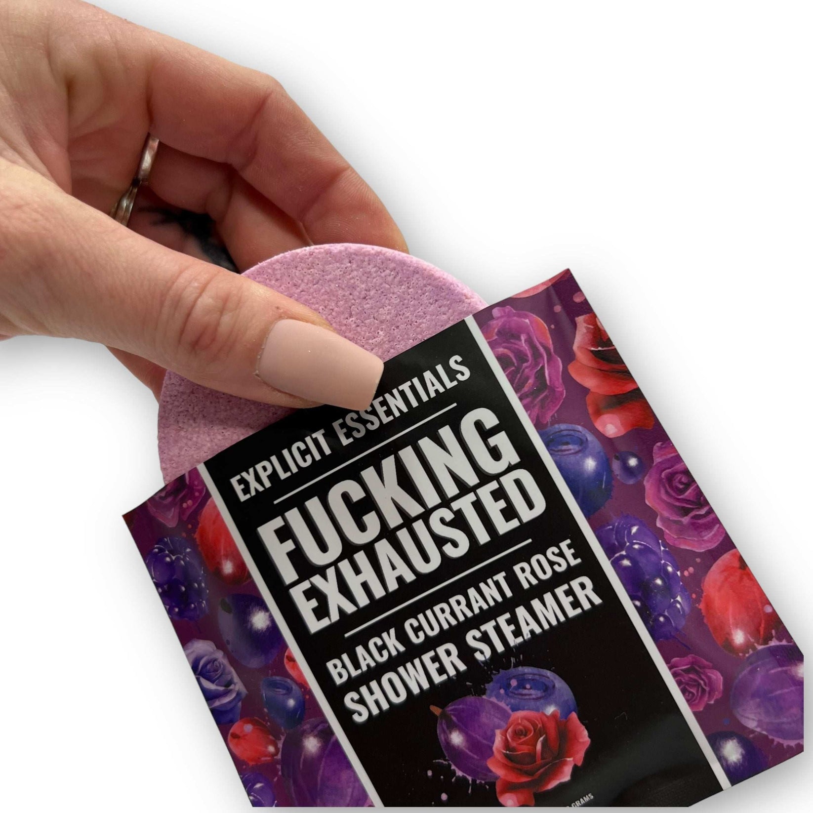 Fucking Exhausted Shower Puck – Explicit Essentials